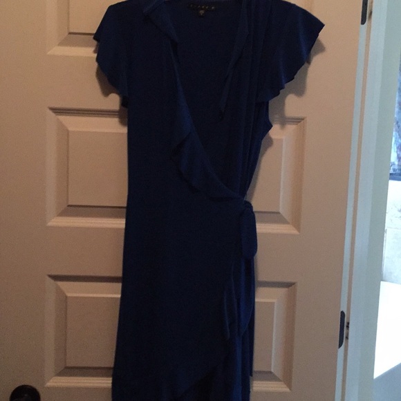 Tiana B. | Dresses | Royal Blue Wrap Around Dress | Poshmark